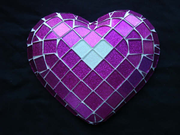 Mosaic Heart, Mosaic Me Baby, Crafts, Crafty Corner
